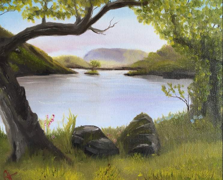 Lakeside Scene