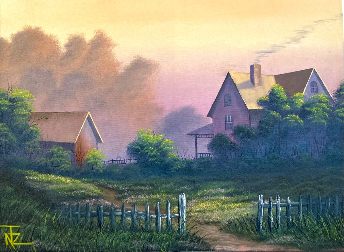 Dawn on the Farm • Robert Warren