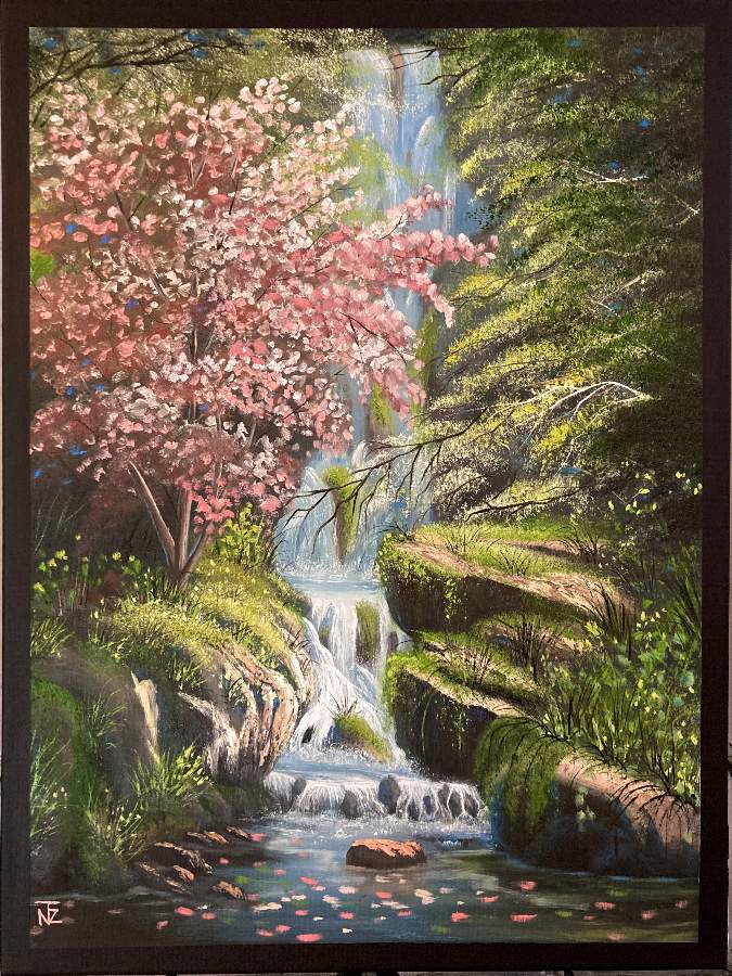 Pink Tree Waterfall - Kevin Hill