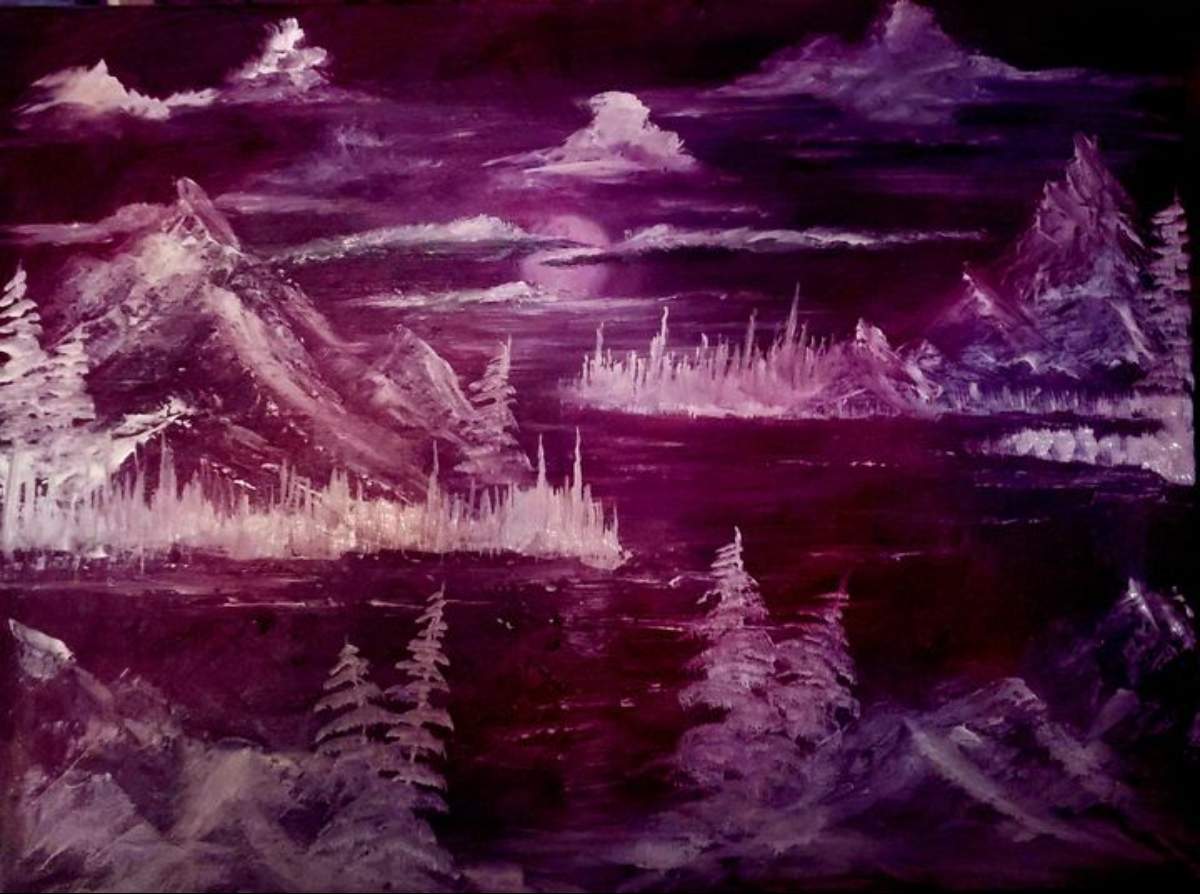 Icey Winter Moon