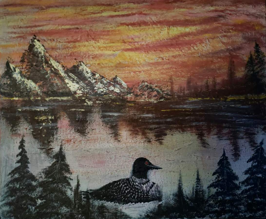 Loons Mountains & Trees