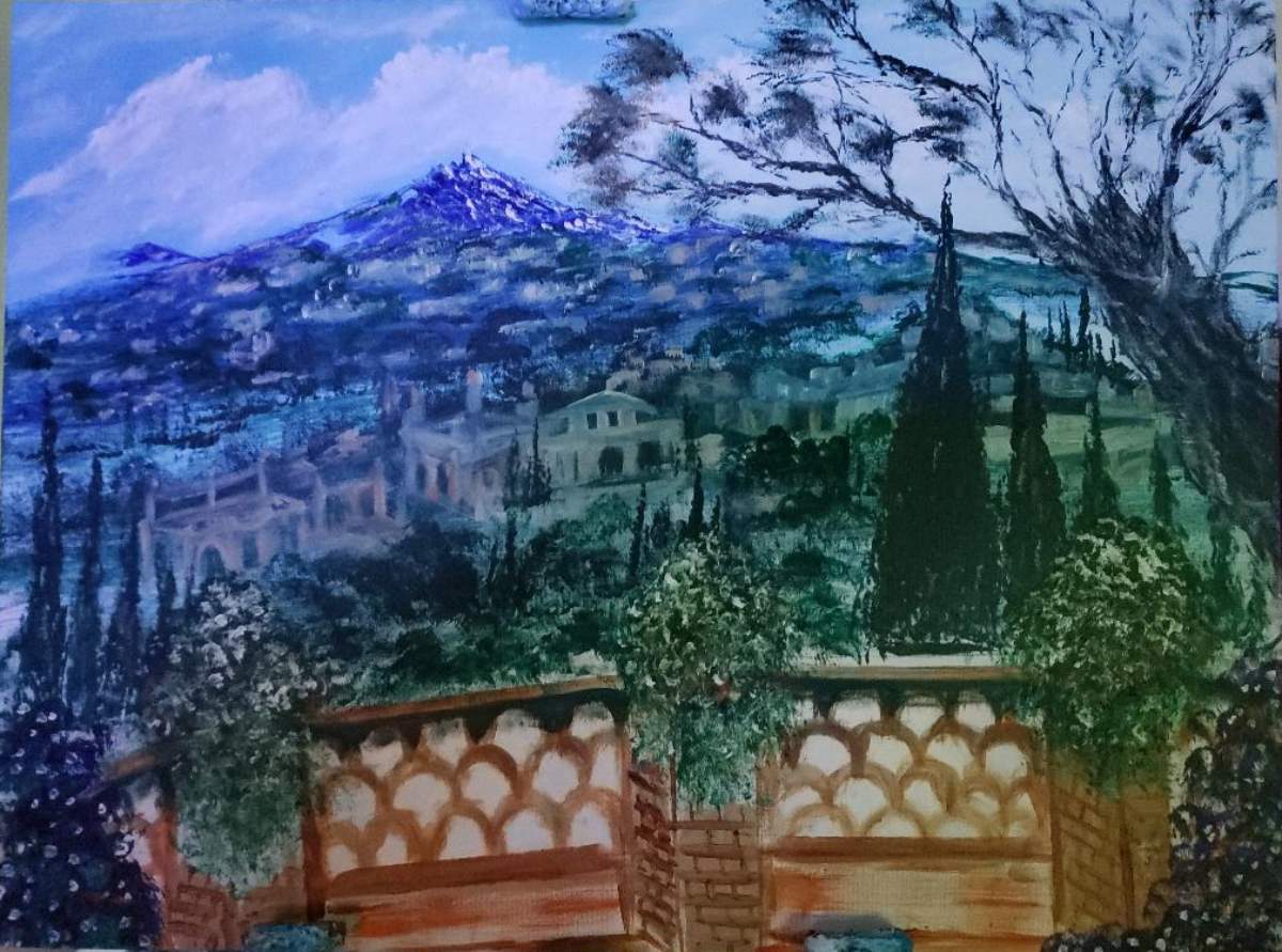 Volcano From The Terrace