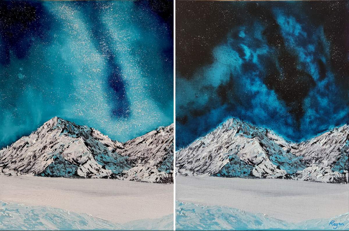 Milky Way Mountain (Re-touched)