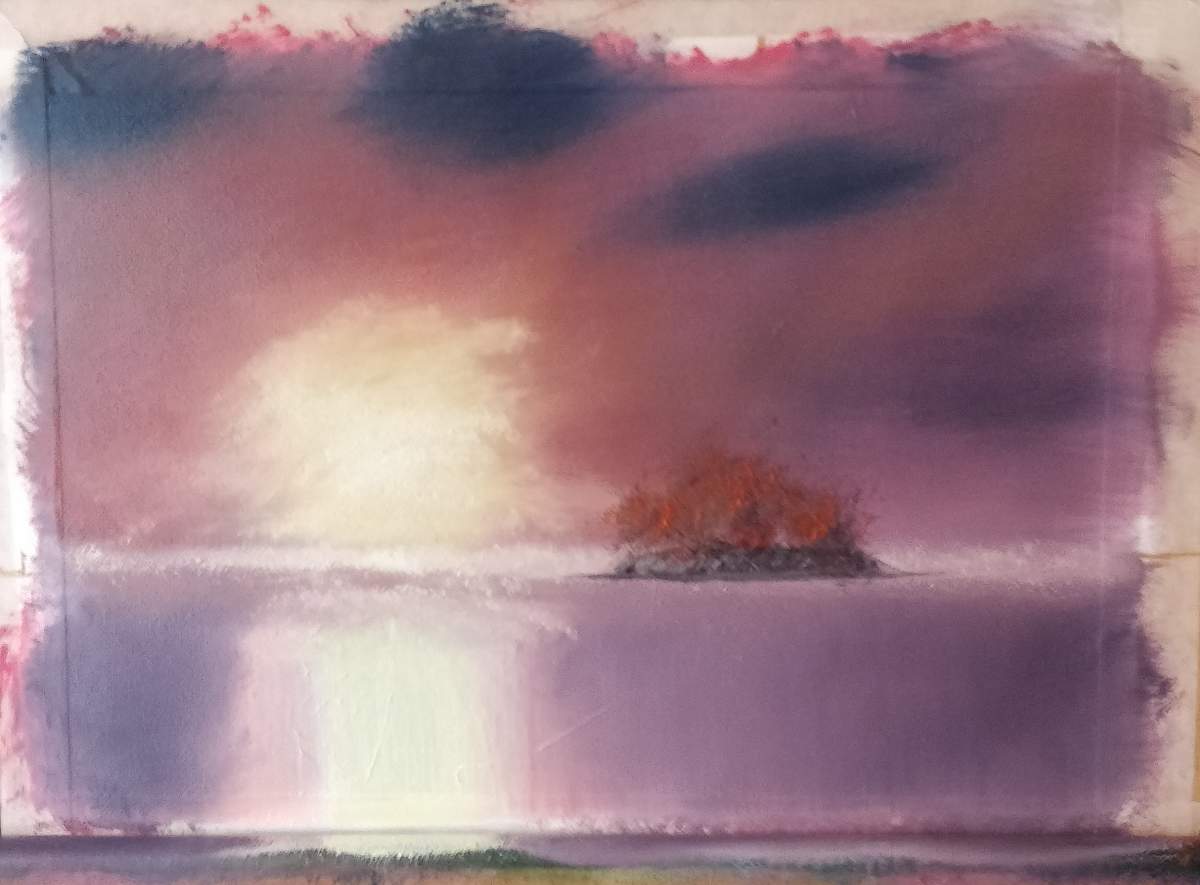 Study: Sunset & Island