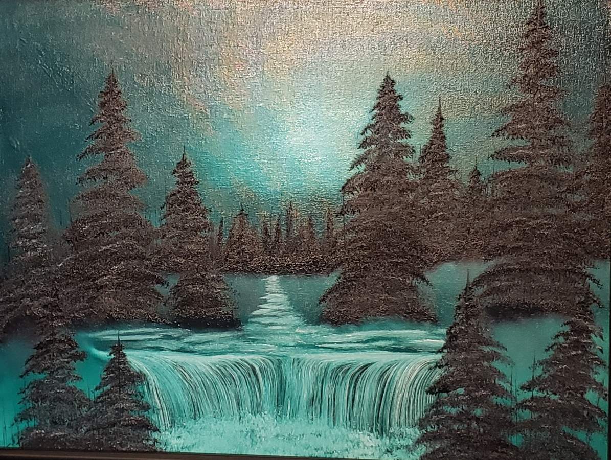Emerald waterfalls