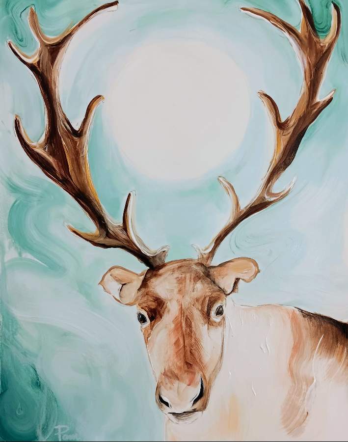 Winter Solstice Deer Mother